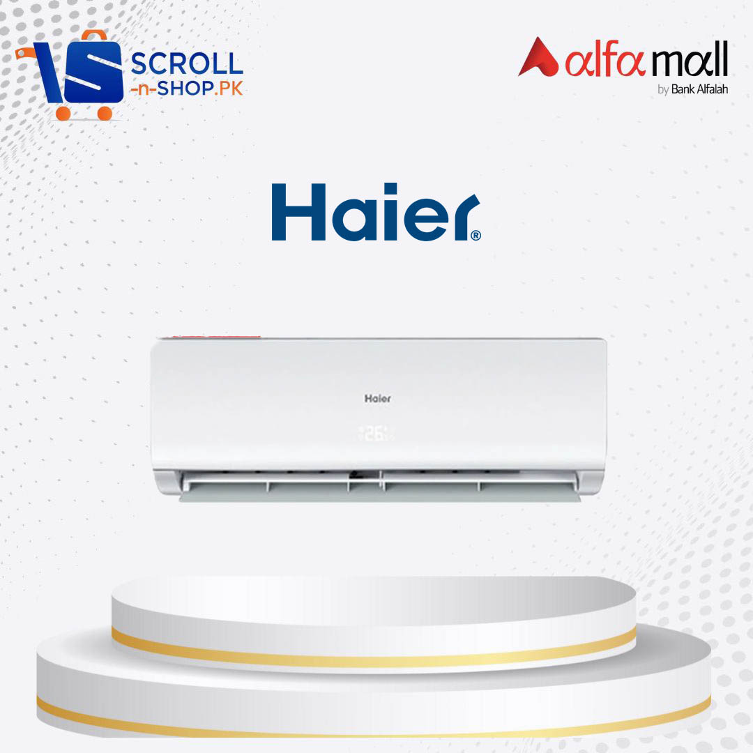 Haier - Air Conditioner 1.0 Ton Non-Inverter - HSU-12CF White - (SNS) - ScrollNShop.Pk